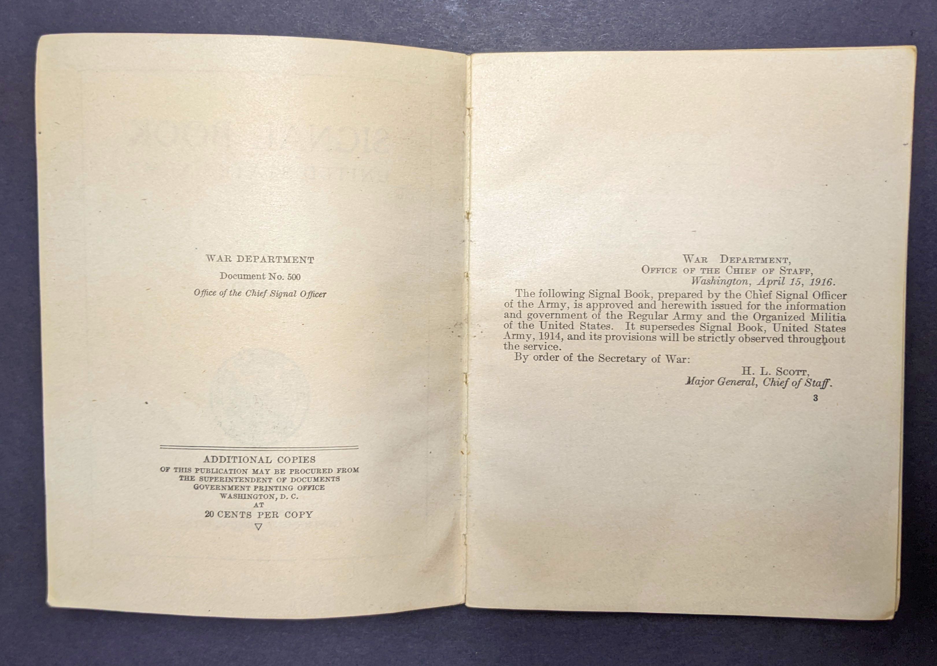 Telegraphic, Signals & Cipher Code Books